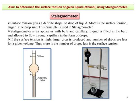 To Determine The Surface Tension Of Given Liquid Using Stalagmometer