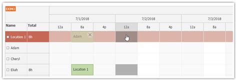 Php Shift Planning System Javascripthtml5 Frontend Mysql Database