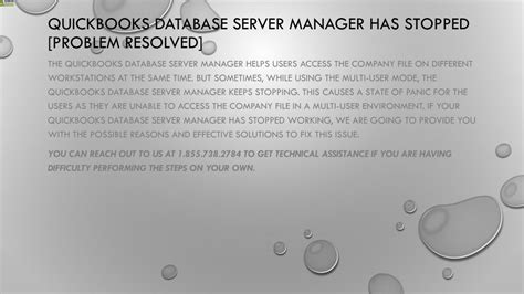 Ppt An Easy Method To Troubleshoot Quickbooks Database Server Manager