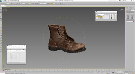Old Leather Boot 3d Model 24 3ds Blend C4d Fbx Max Ma Lxo