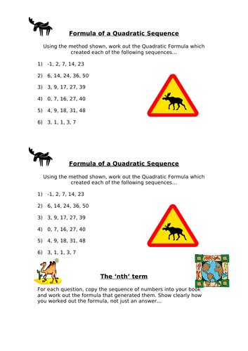 Igcse Sequences Teaching Resources
