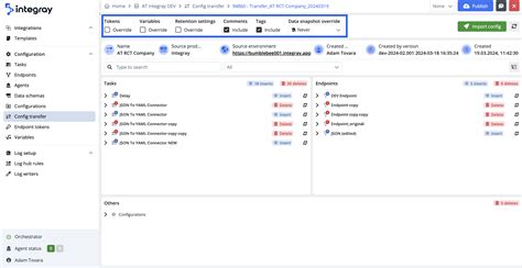 Configuration Transfer Help Center