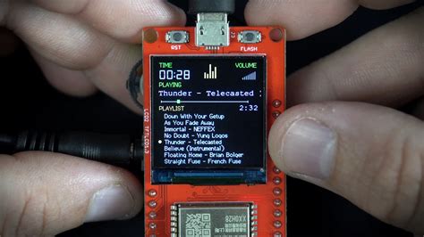 Hello I Made An Mp3 Player Using Makepython Lcd Esp32 Board And An