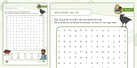 Graad 3 Klanke Aai En Ooi Woordsoek Hecho Por Educadores