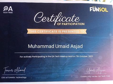 Sqa Meetup Qatechmeetupii Testers Muhammad Umaid Asjad