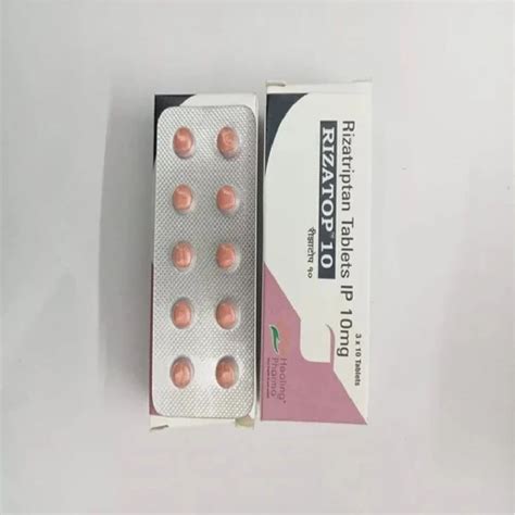 Rizatriptan 10 Mg Tablets At Rs 315 Stripe Nagpur Id 2852614640962