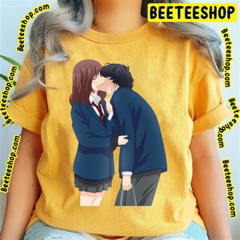 Blue Spring Ride Cute Kou X Futaba Ao Haru Ride Trending Unisex T Shirt
