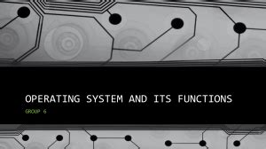 How The Operating System And Hardware Work Together