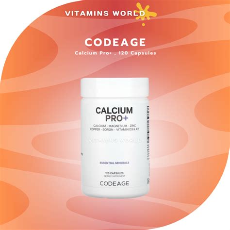 Codeage Calcium Pro 120 Capsules V 3300 Shopee Malaysia