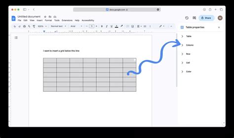 Creating Grids In Google Docs Step By Step Guide WebTipsTech