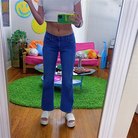 Vintage Low Rise Jeans Y2k Y2k Low Rise Jeans Depop