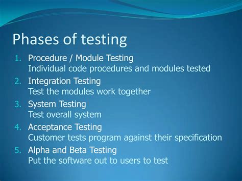 4 The Software Development Process Testing Pdf