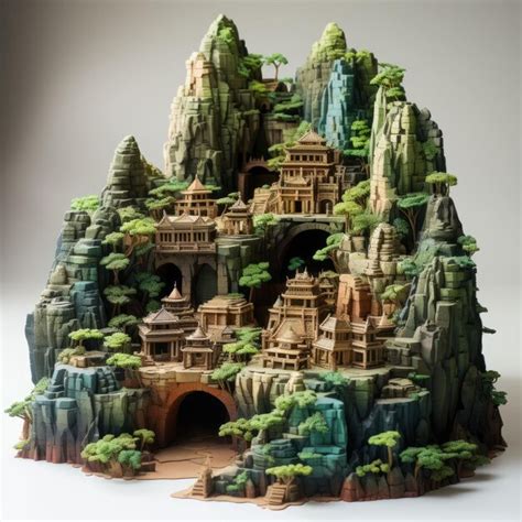 Premium Photo Angkor Thom Cambodia With 3d Craft And Isolated Background