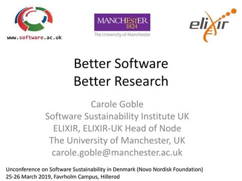 Better Software Better Research Ppt