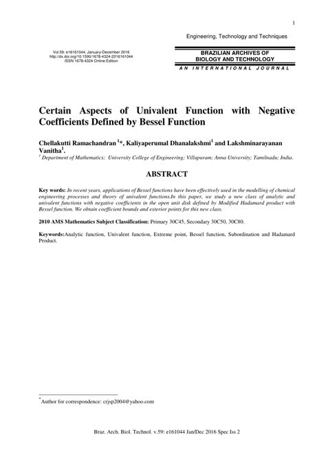 Pdf Certain Aspects Of Univalent Function With Negative Coefficients