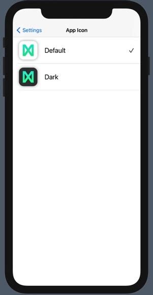 Ios How To Keep Track Of Swiftui Alternate Icons Stack Overflow