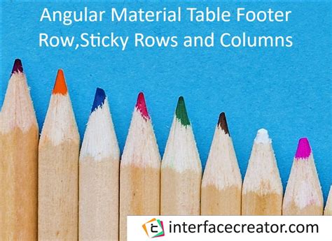 Material Angular Table With Sticky Headersticky Column And Sticky Footermaterial Angular Table