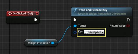 Creating Virtual Keyboard Interactions Unreal Engine 427