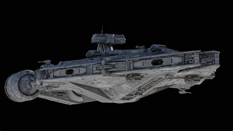3d Star Wars Arquitens Class Command Cruiser Turbosquid 2135265