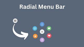 Radial Menu Bar Using HTML U0026 CSS Circular Navigat Doovi