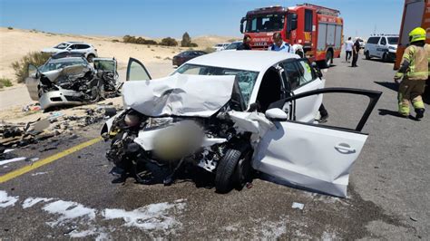 שני גברים נפגעו קל בינוני בתאונת דרכים בכביש 60 מעריב מבזקים