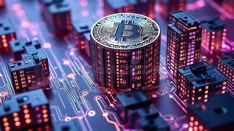 Futuristic Urban Cityscape Showcasing Digital Technology With Glowing