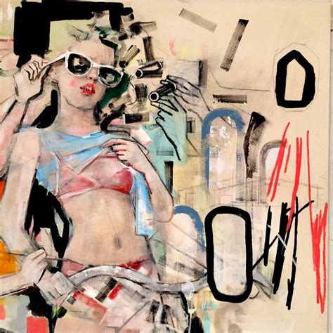 Mike Cockrill Next Years Model Figurative Art Sketches Abstract