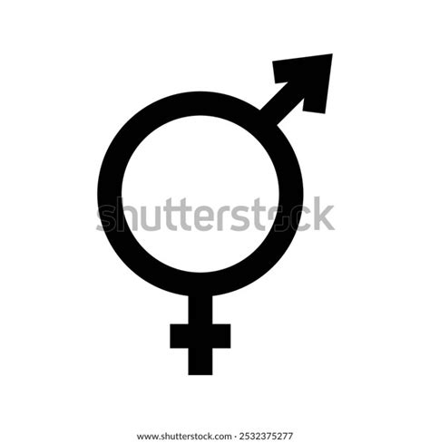 Gender Male Female Sexual Sign Icon Stock Vector Royalty Free