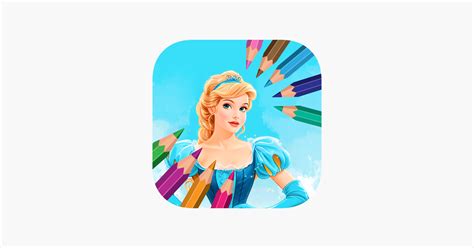 ‎app Store에서 제공하는 신데렐라 색칠하기 책 게임