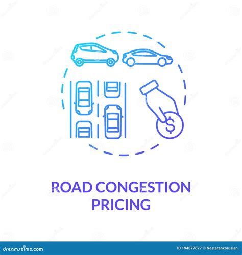 Road Congestion Pricing Concept Icon Stock Vector Illustration Of Concept Abstract 194877677