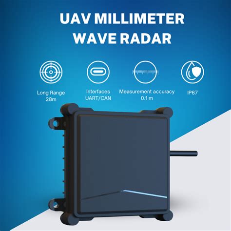 Uart Can2 Selectable Uav Obstacle Avoidance Millimeter Wave Radar