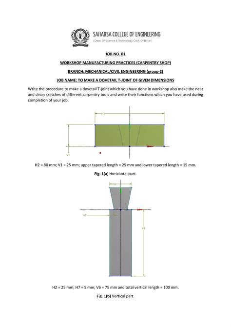 Dovetail Joint Job1 Pdf