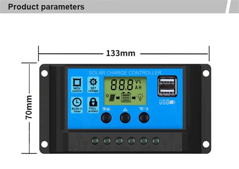 Pwm Solar Panel Controller 10a 20a 30a 40amp Solar Controller With Battery Charge Buy Pwm
