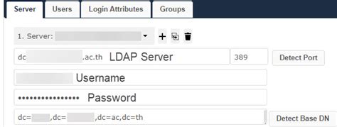Cannot Find User Authentication Such As Bind And Search On Ldap Authentication Pulgins · Issue