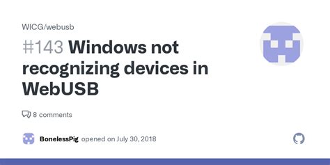 Windows Not Recognizing Devices In Webusb · Issue 143 · Wicgwebusb · Github
