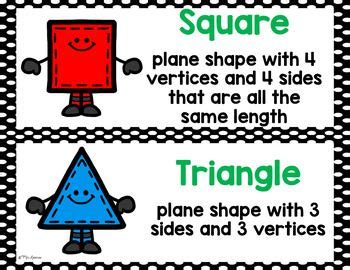 Geometry Anchor Charts FREE Geometry Anchor Chart Anchor Charts Plane Shapes