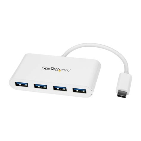 Compra StarTech Hub USB C A USB A 3 0 5 Gbit S HB30C4ABW Cyberpuerta Mx