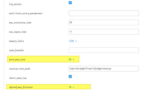 Directadmin 自定义php ini 之修改上传大小参数 优易主机 CEFHOST 帮助中心