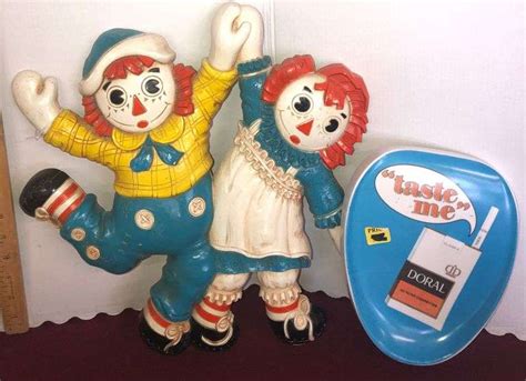 1930s Mickey Mouse Sorens Lamp Peanuts Thermoss 1977 Raggedy Ann