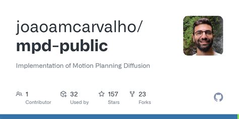 Github Joaoamcarvalhompd Public Implementation Of Motion Planning Diffusion
