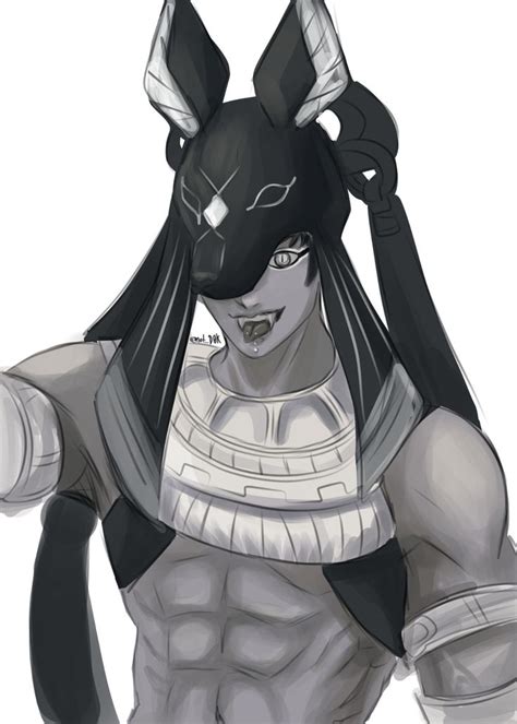 Anubis Criaturas Míticas Japonesas Hora De Aventuras Anime Diseño