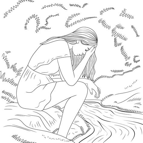 Printable Weeping Woman Coloring Page Download Print Or Color Online