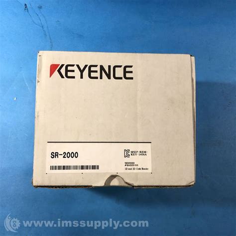 Keyence Sr 2000 1d 2d Code Reader Ims Supply