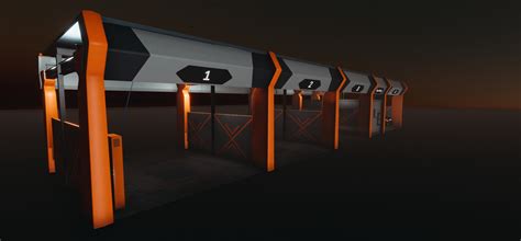 Artstation Modular Car Wash Unity And Unreal Engine Game Assets