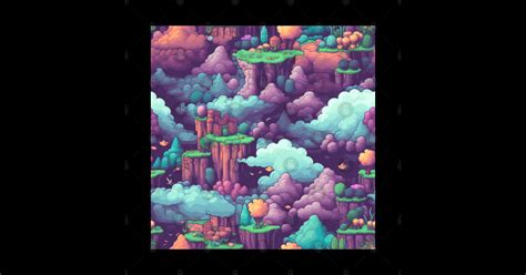 Pixel Art Repeating Pattern Pixel Art Repeating Pattern Sticker