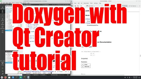 How To Get Started With Doxygen Using Qt Creator Tutorial December 2024 49e120b6 Youtube