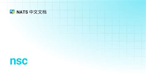 nsc NATS 中文文档