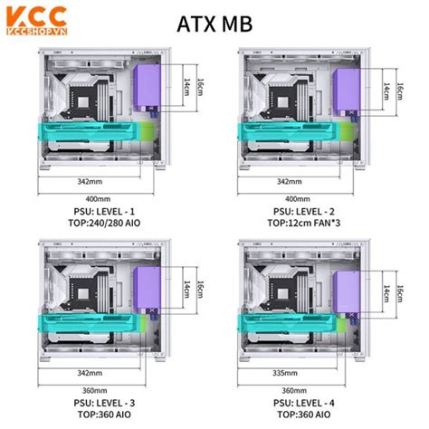 Vỏ Case Jonsbo D41 Std White Mid Tower Màu Trắng