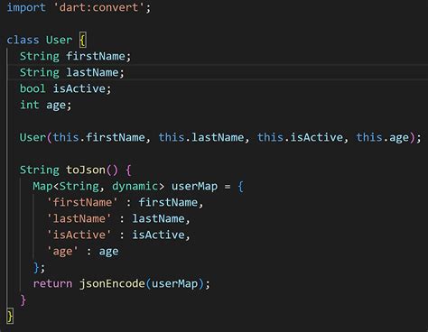 Flutter Dart Jsonannotation 패키지 Json 자동 직렬화