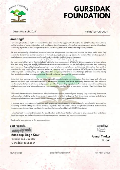 Ishika Jain On Linkedin Gursidakfoundation Internshipexperience